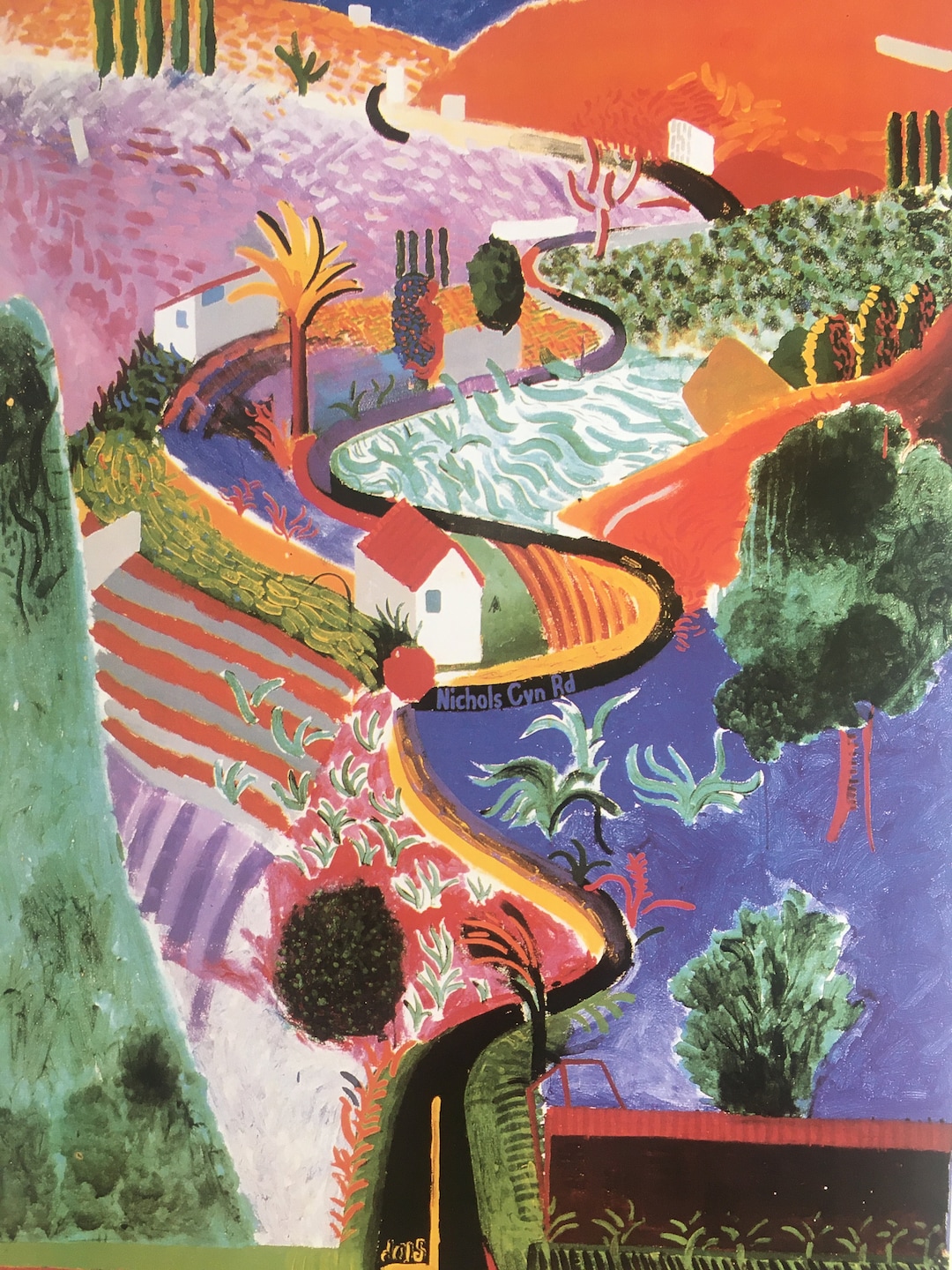 Vintage 1994 DAVID HOCKNEY Print - Metropolitan Museum, 1988 ...