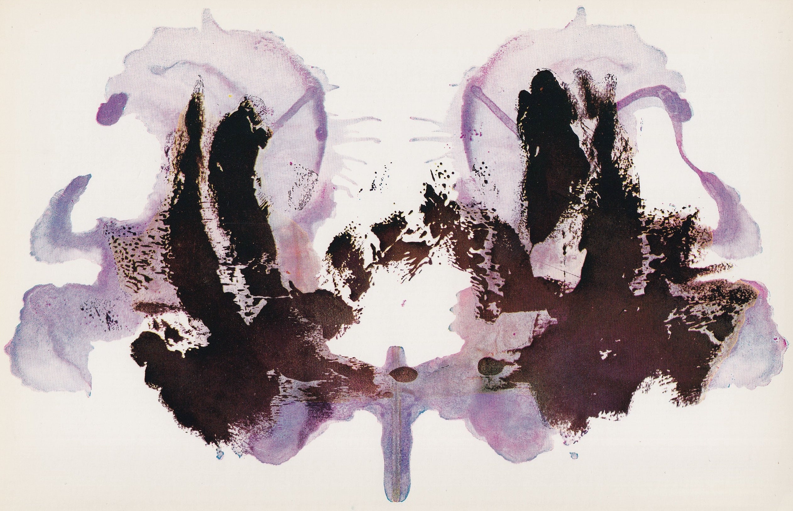Original 1958 HOLTZMAN INKBLOT TEST Card - Inkblot Test Print ...