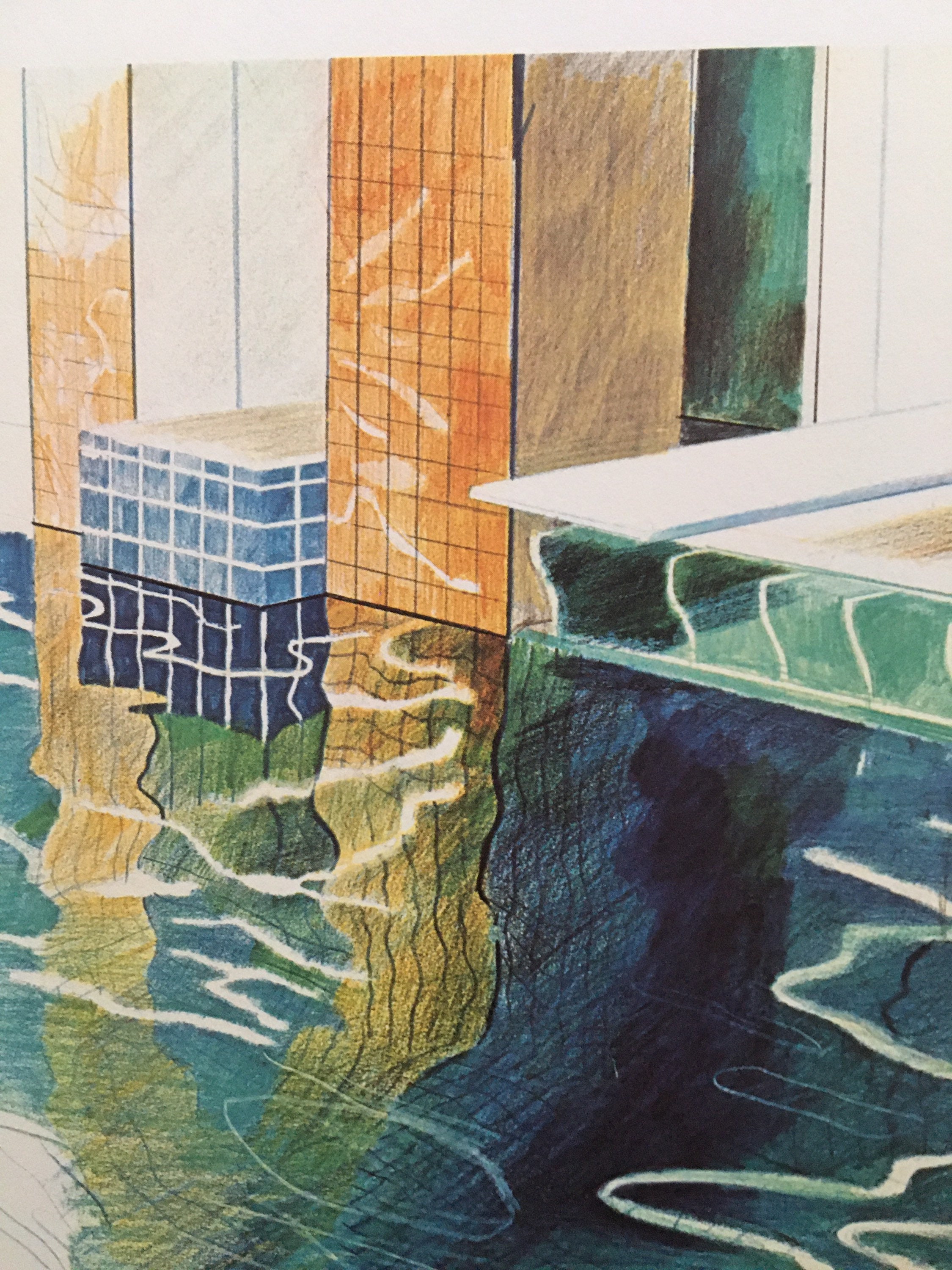 1978 DAVID HOCKNEY study of Water Phoenix Arizona - Etsy