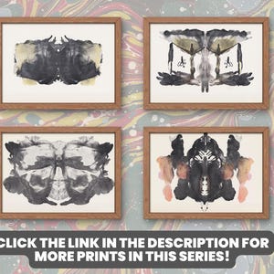 1958 HOLTZMAN INKBLOT TEST Card - Inkblot Test Print - Psychology Wall ...