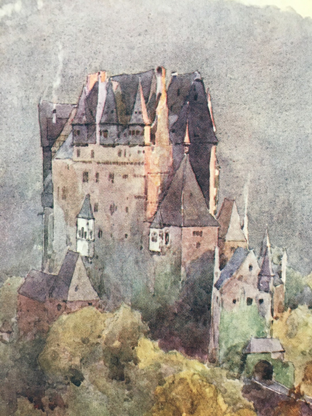 1912 GERMANY ELTZ CASTLE Germany Print German City Print Germany ...