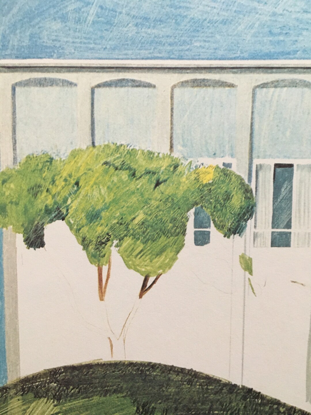 1978 DAVID HOCKNEY - "3rd Street, Santa Monica, 1968" Print - Hockney ...