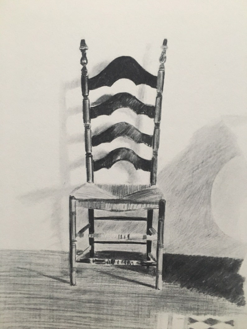 1978 DAVID HOCKNEY chair 1972 Print Hockney - Etsy