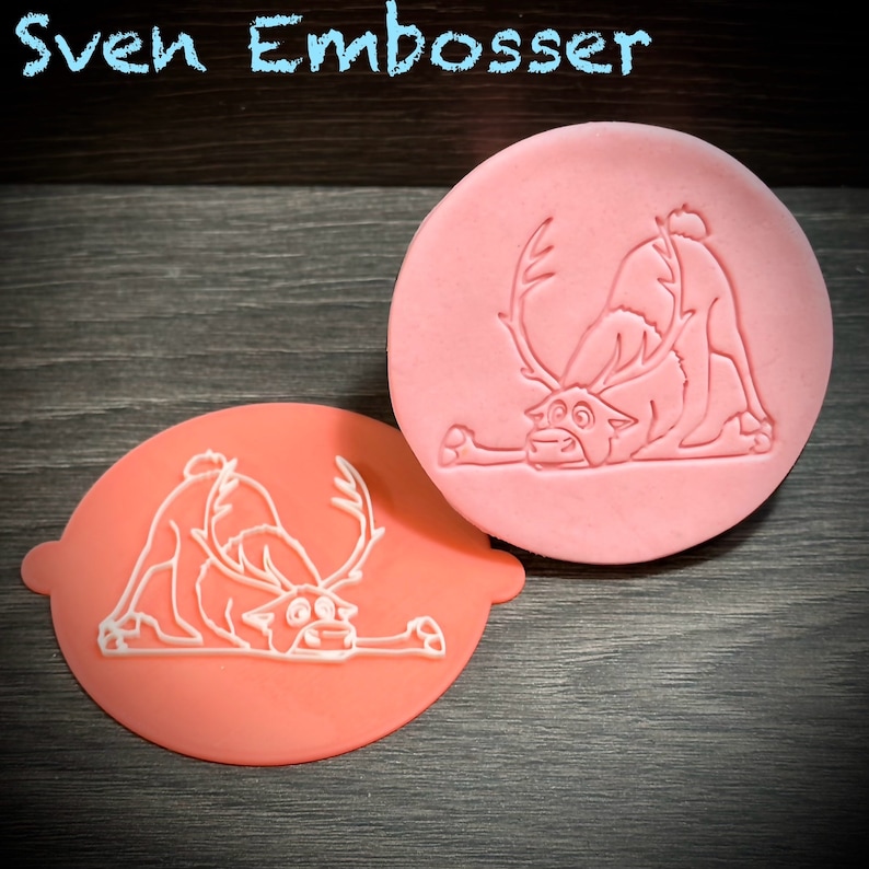 Frozen Characters Elsa, Olaf, Anna, Sven Embossers, Debossers, Cookie ...