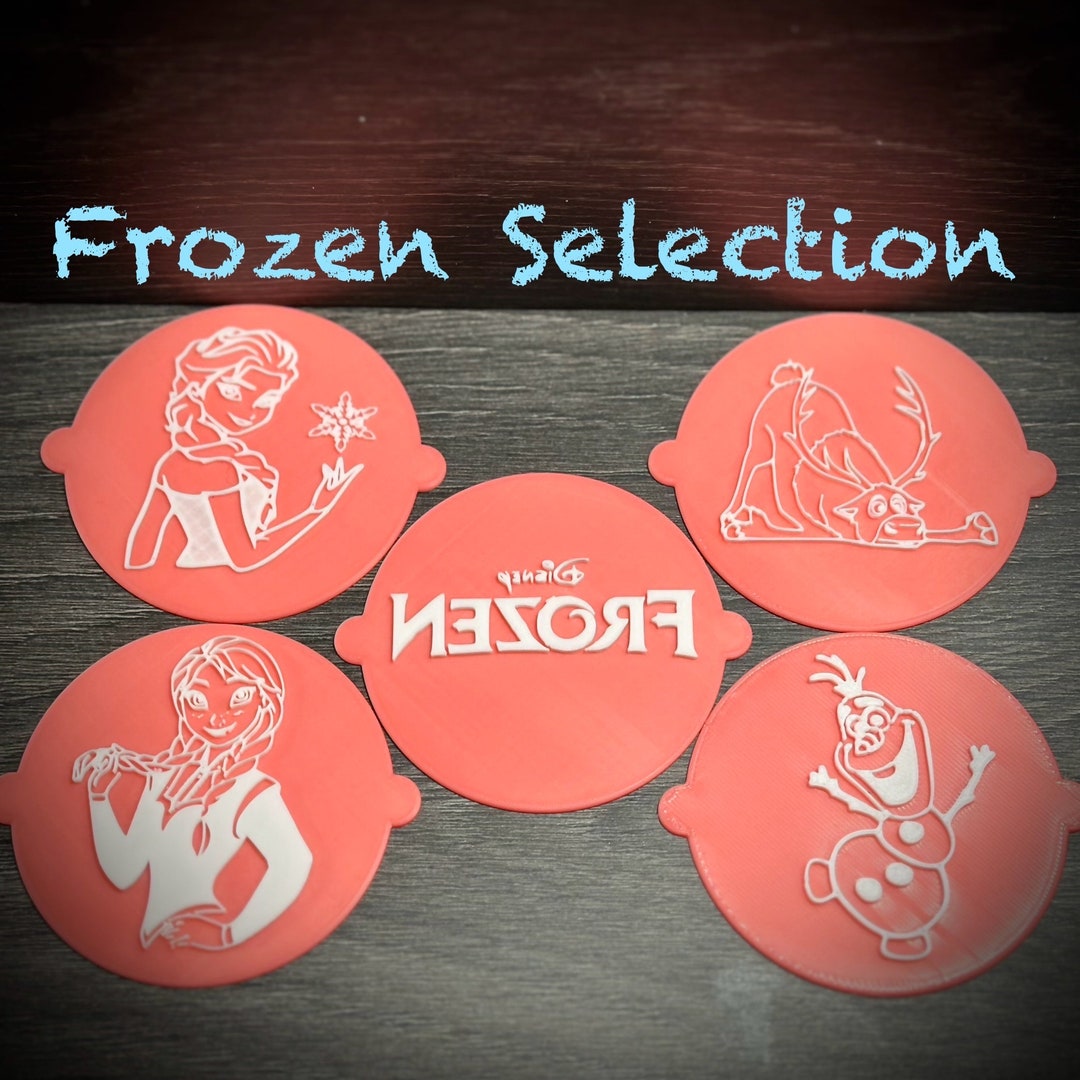 Frozen Characters Elsa, Olaf, Anna, Sven Embossers, Debossers, Cookie ...