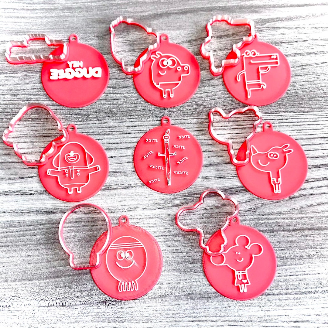 Hey Duggee Logo Characters - Roly, Betty, Tag, Happy, Norrie ...