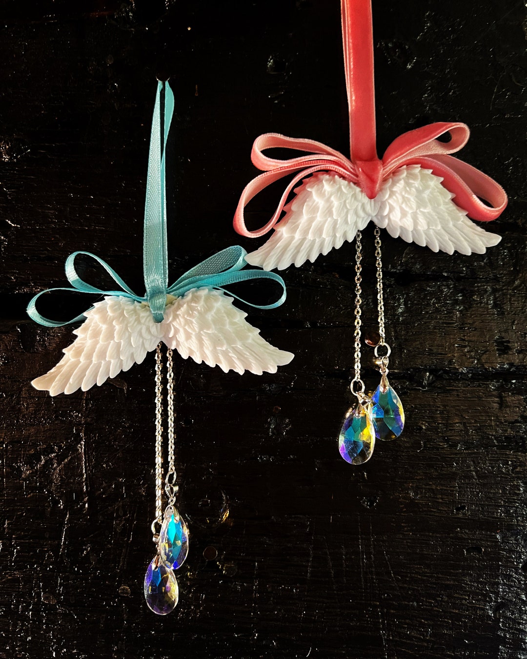 Angel Wing Hanging Decoration/sun Catcher. Perfect Gift for Newborns ...