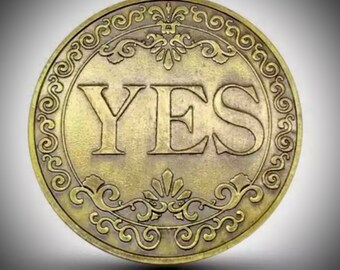 Lucky Decision Yes/no Coin - Etsy