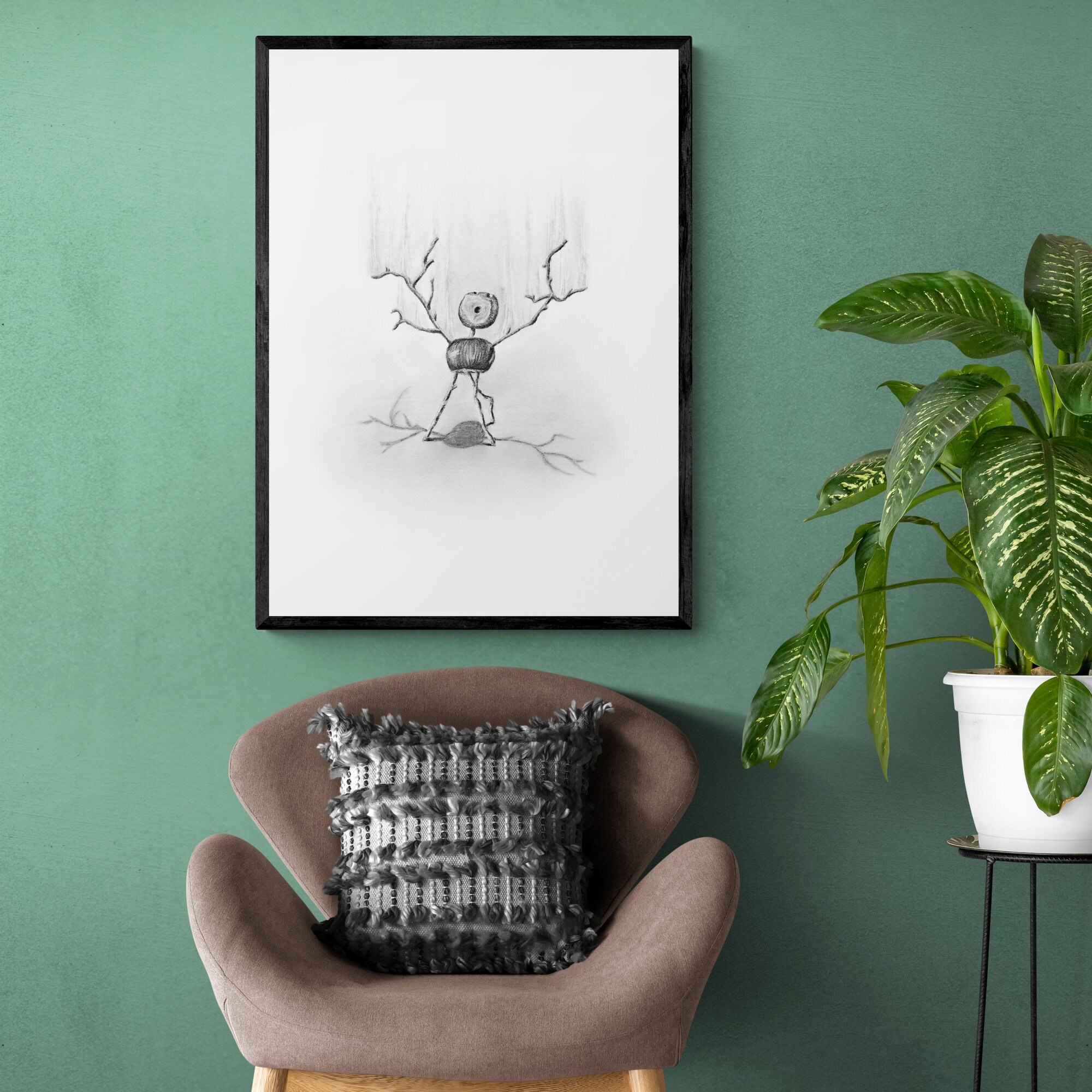 THE CHESTNUT MAN Hand Drawn by Award-winning Artist - Etsy
