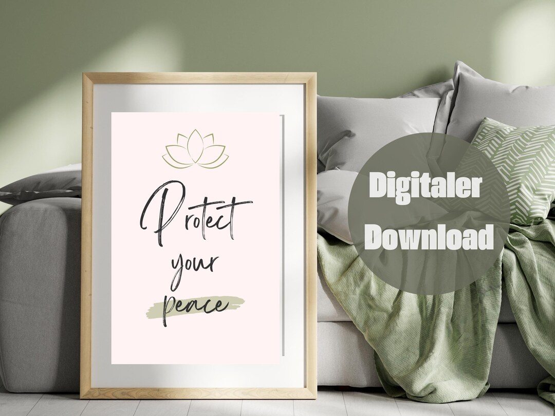 Digital Wall Poster | Mindfulness Poster | Wall Decoration for Download ...