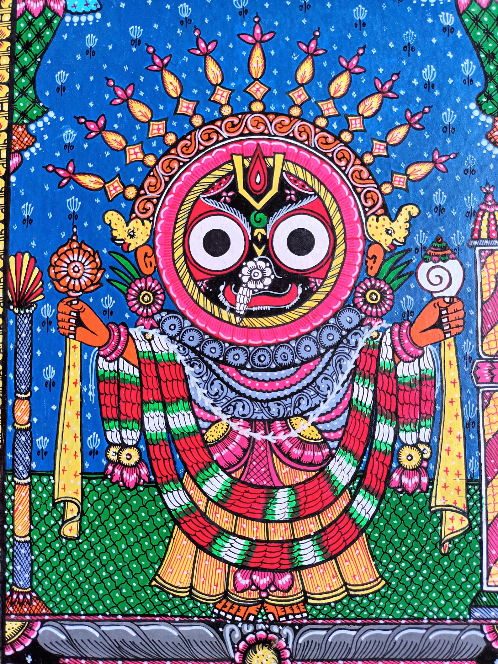 Lord Jaganath Pattachitra Painting/odisha Famous Pattachitra ...