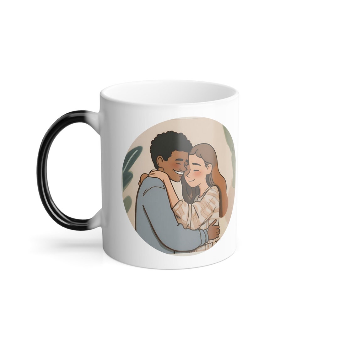Couple's Inspired Mug Design for Anniversary Gift for Partner or Loved ...
