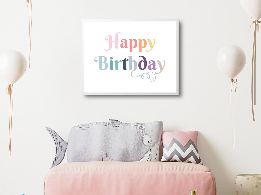 Happy Birthday Prints , Vertical Prints, Horizontal Prints , Perfect ...