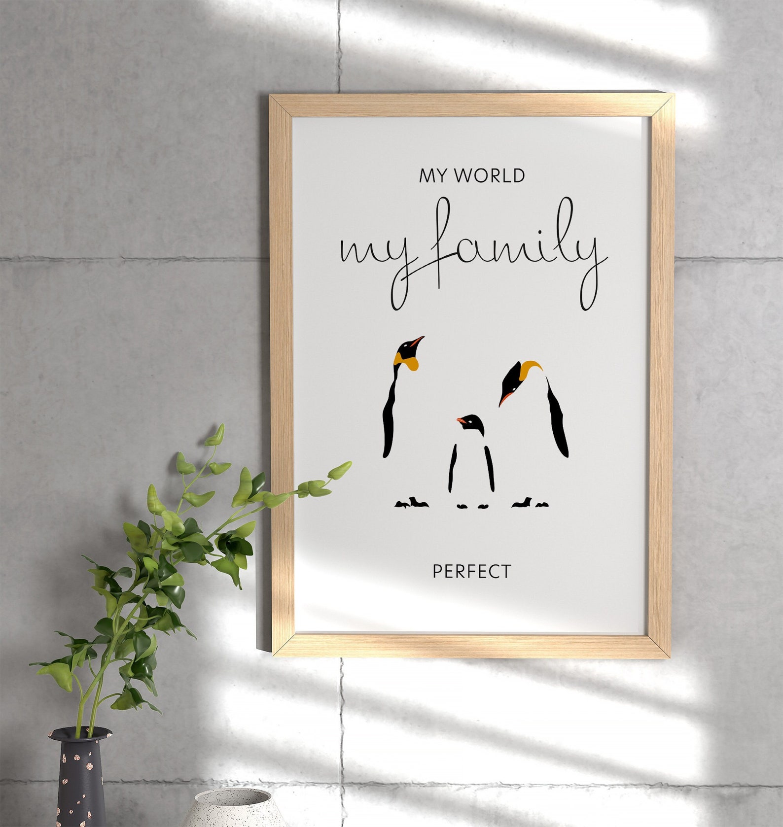 My World My Family - Digital Download / Print at Home - Etsy