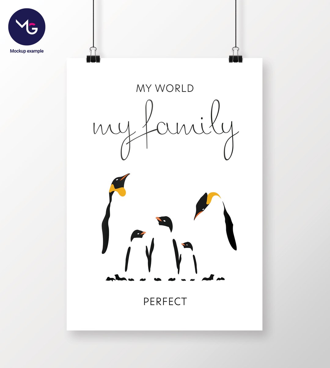 My World My Family Digital Download / Print at Home - Etsy