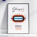 Glasgow's Clockwork Orange Tube Map - Gaelic - Digital Download / Print ...