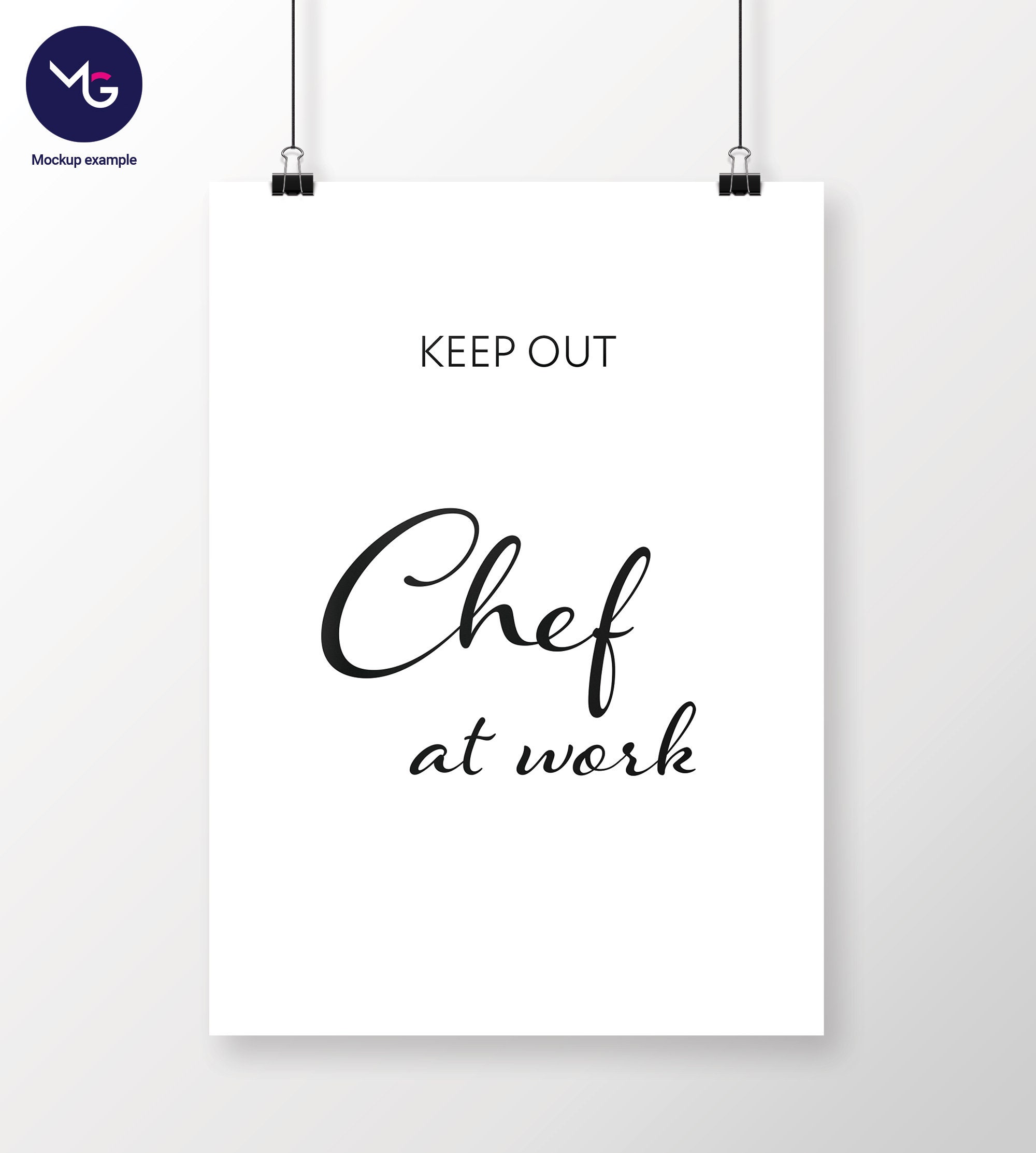 No Entry Until Further Notice, Chef at Work, No Snacks - Digital ...