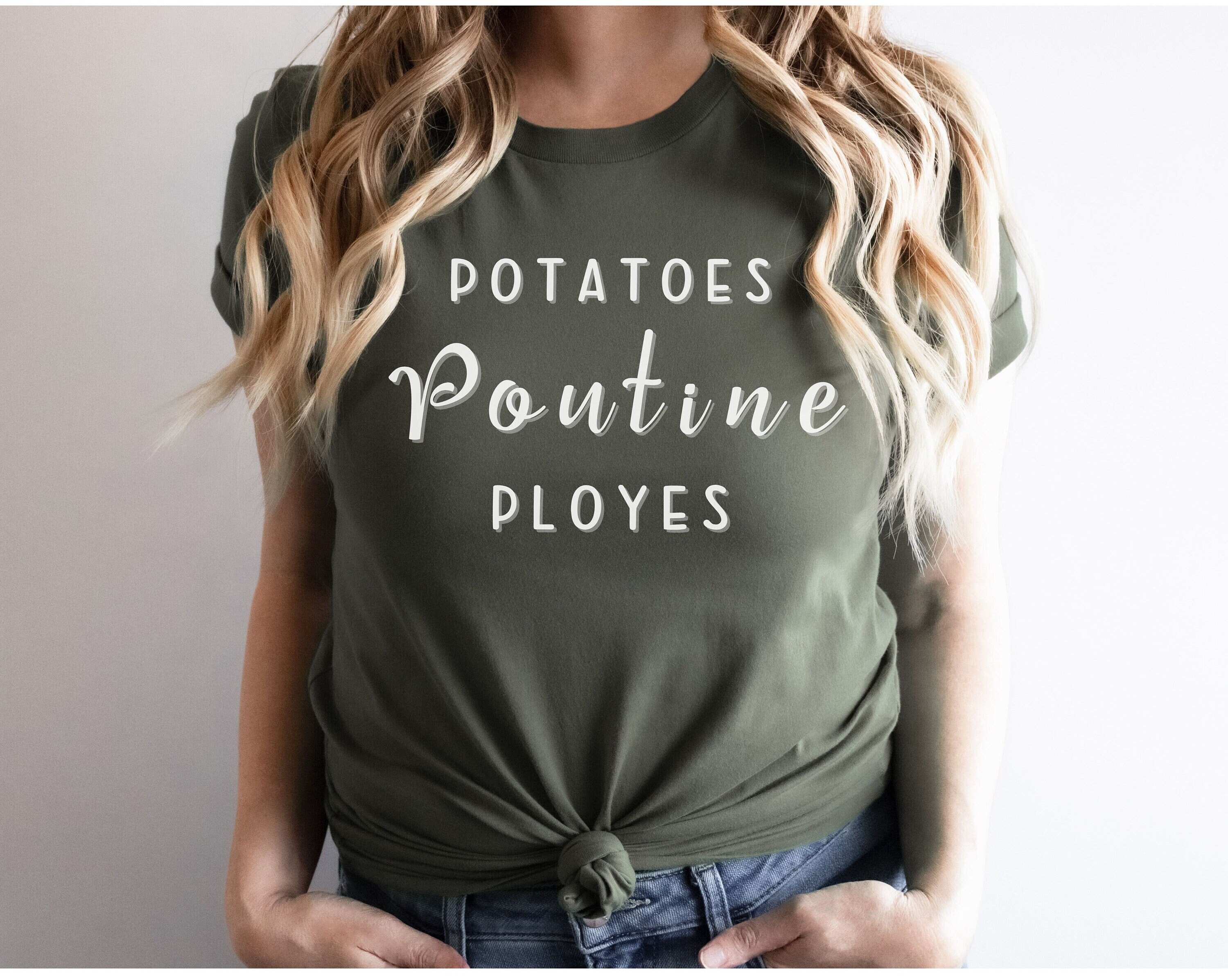 Poutine Shirt, French Food Shirt, French Canadian Shirt, Acadian Shirt ...