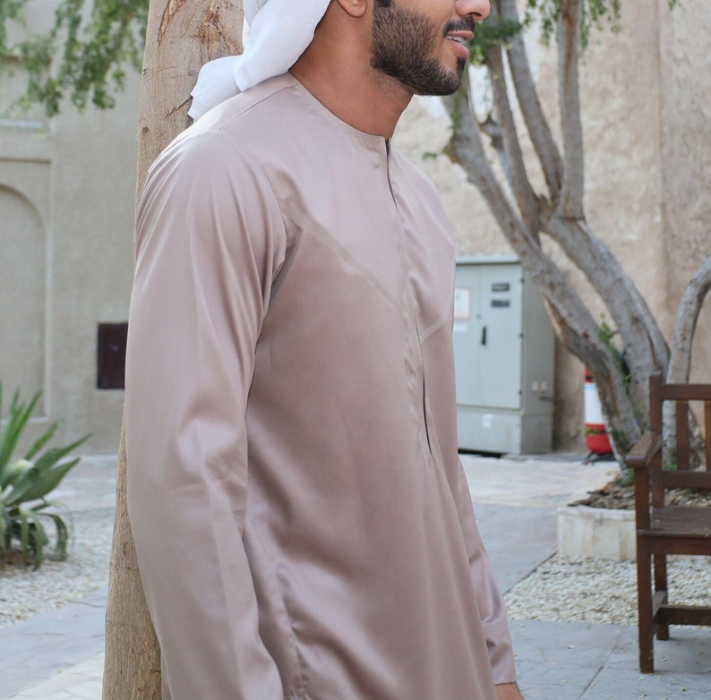 Tan Beige Omani Thobe Thobes for Men - Etsy