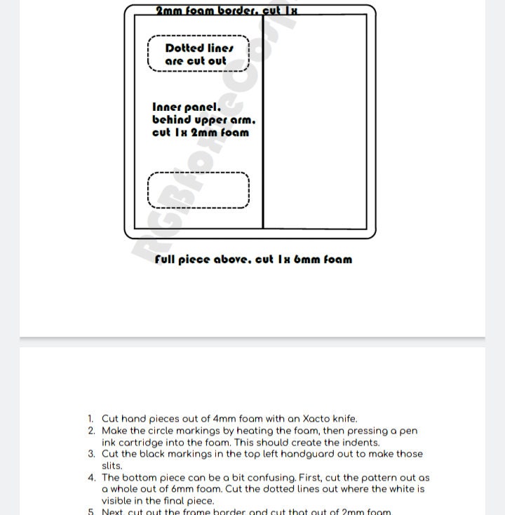 Miyabi Zenless Zone Zero EVA Foam Cosplay Armor Template Tutorial - Etsy