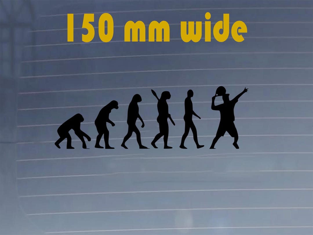 Padel Evolution Sticker. Car Vinyl Decal. Durable, Scratchproof, Water ...