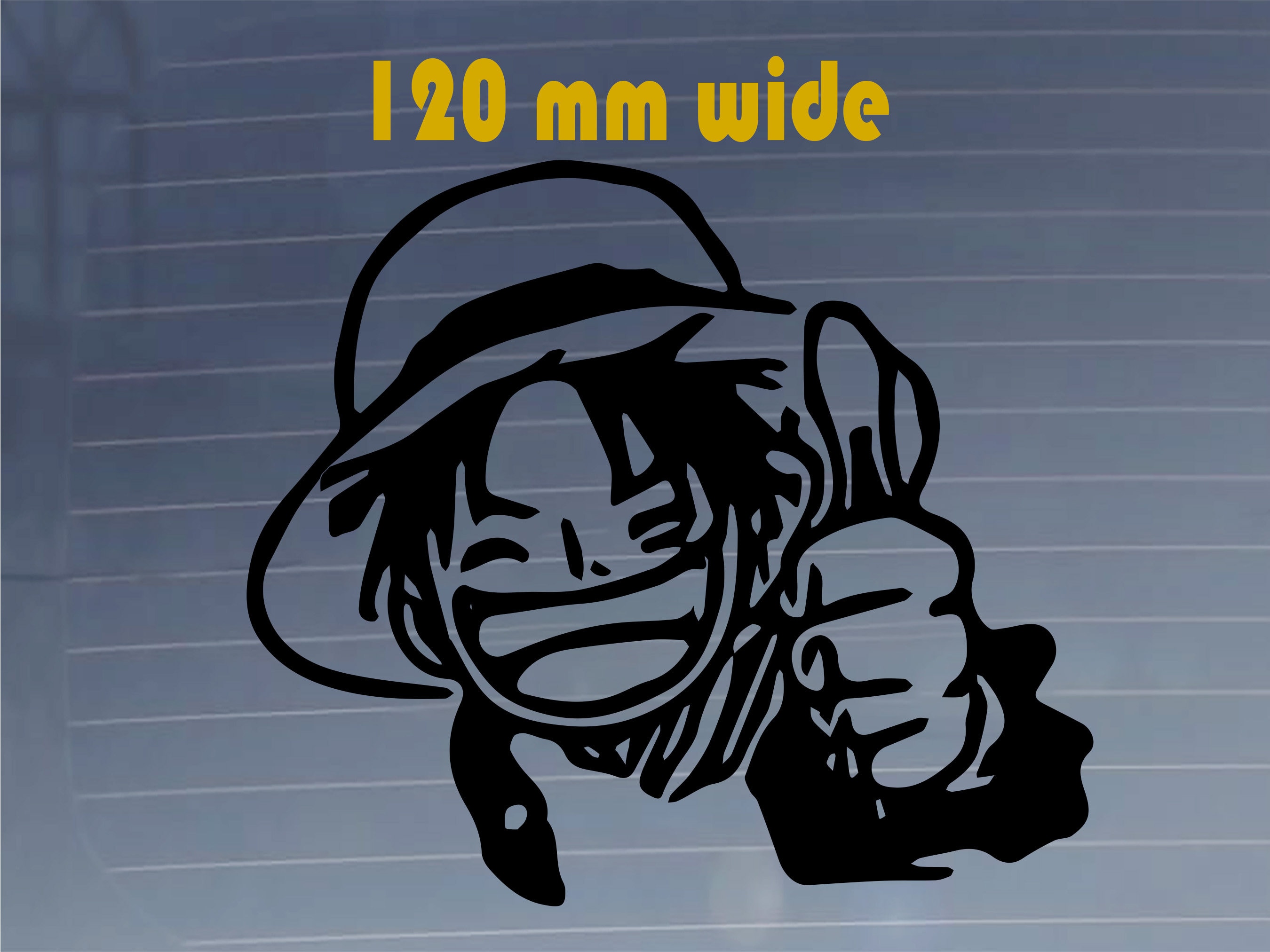 Thumbs up Luffy One Piece Sticker. Car Vinyl Decal. Durable ...