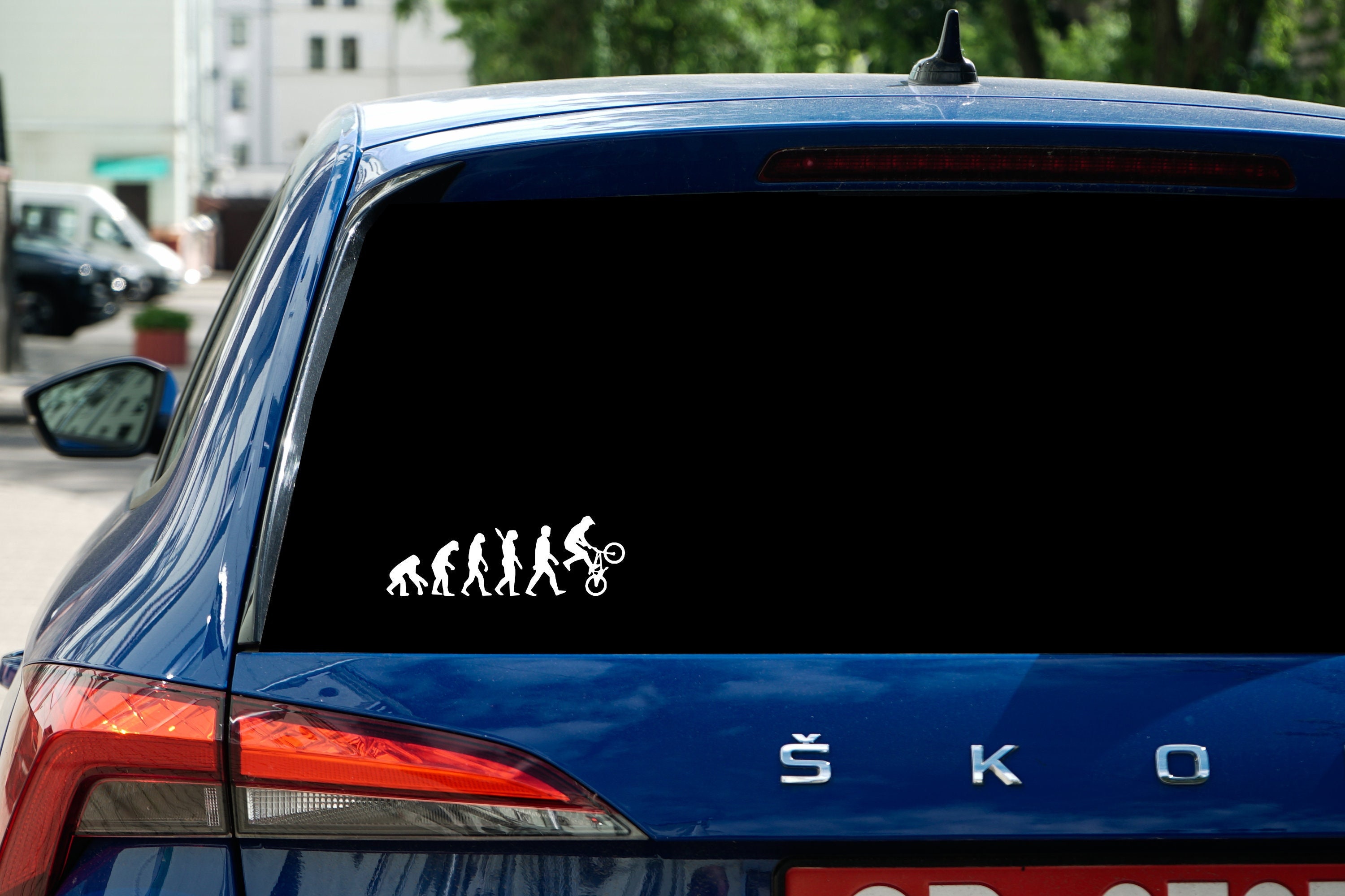 BMX Evolution Sticker. Car Vinyl Decal. Durable, Scratchproof, Water ...
