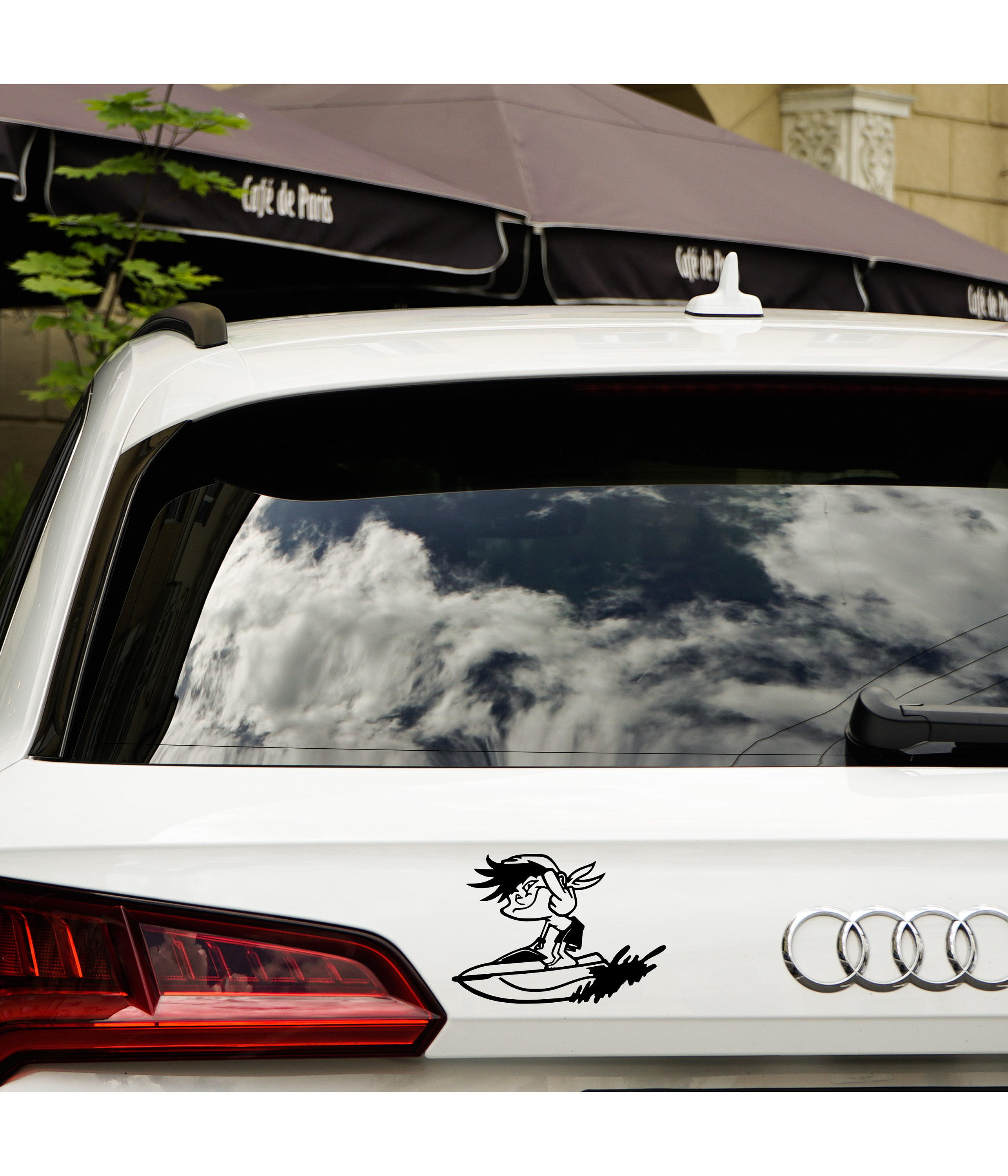 Boy on Jet Ski Sticker. Car Vinyl Decal. Durable, Scratchproof, Water ...