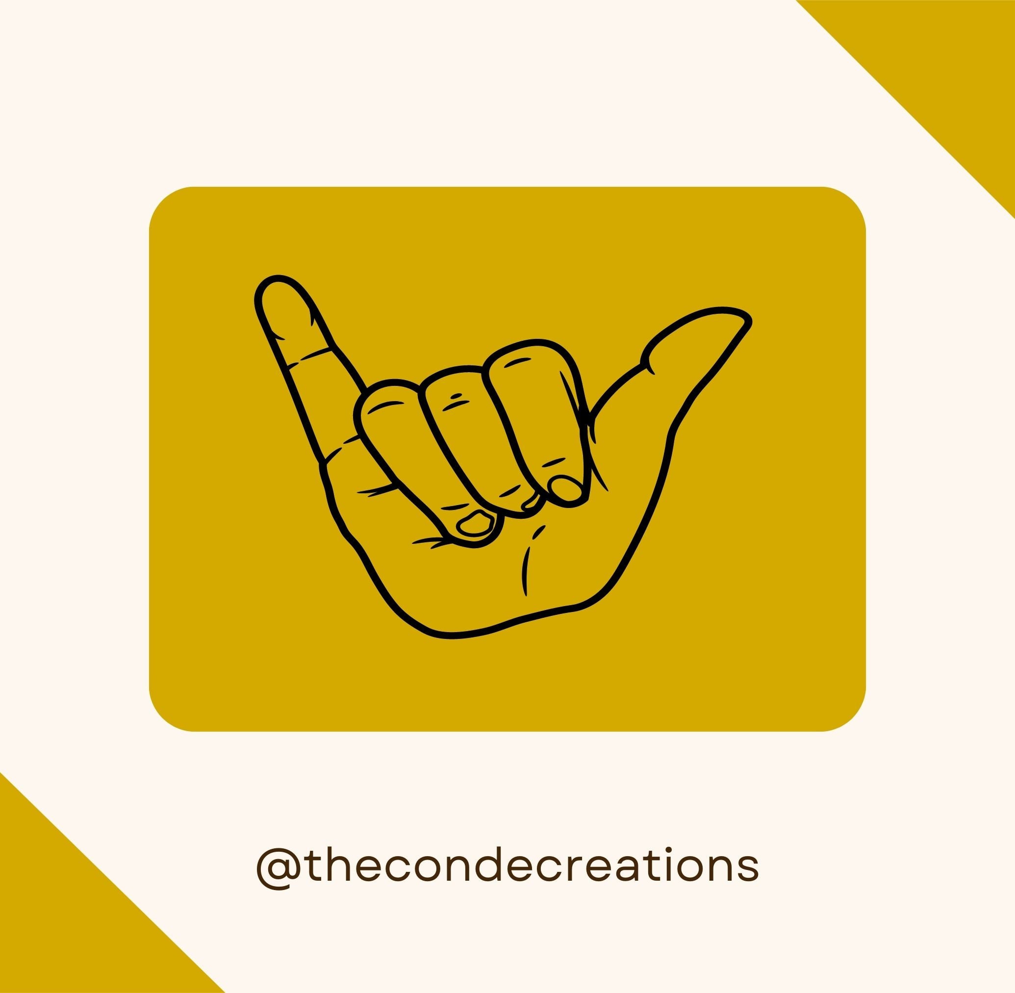 Shaka Surf Hand Sticker. Car Vinyl Decal. Durable, Scratchproof, Water ...