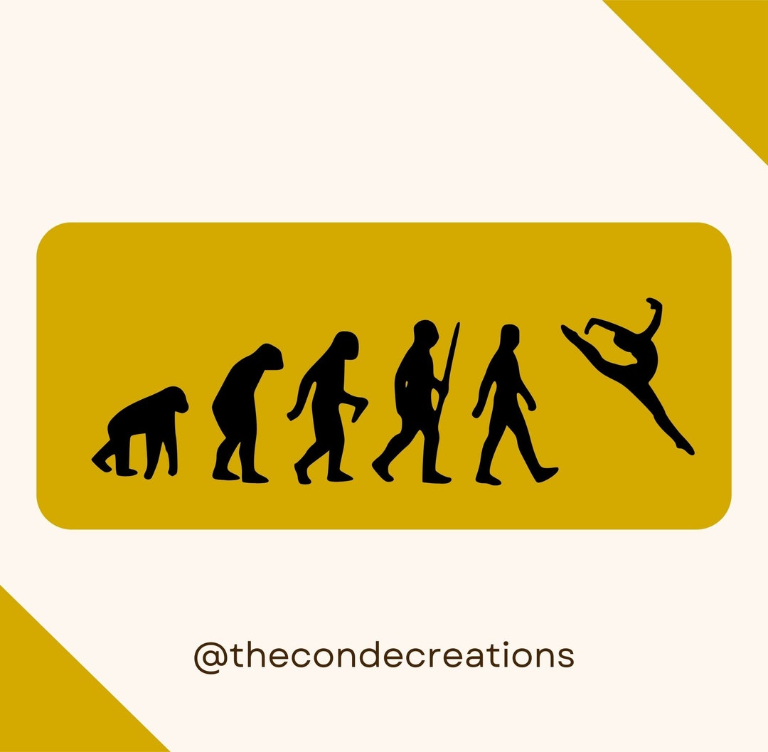 Ballet Evolution Sticker. Car Vinyl Decal. Durable, Scratchproof, Water ...