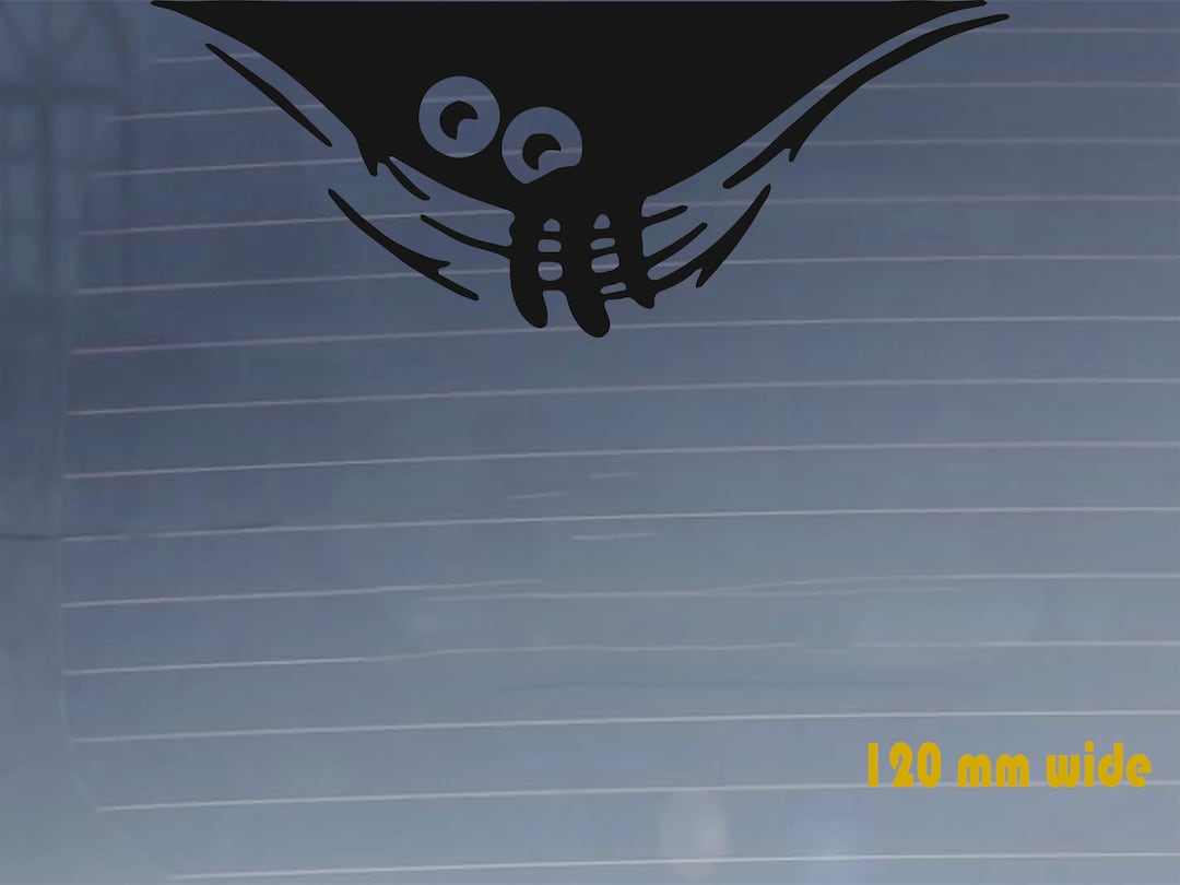 Funny Eyes Hiding Sticker Car Vinyl Decal. Comic Stealthy Hand & Eyes ...