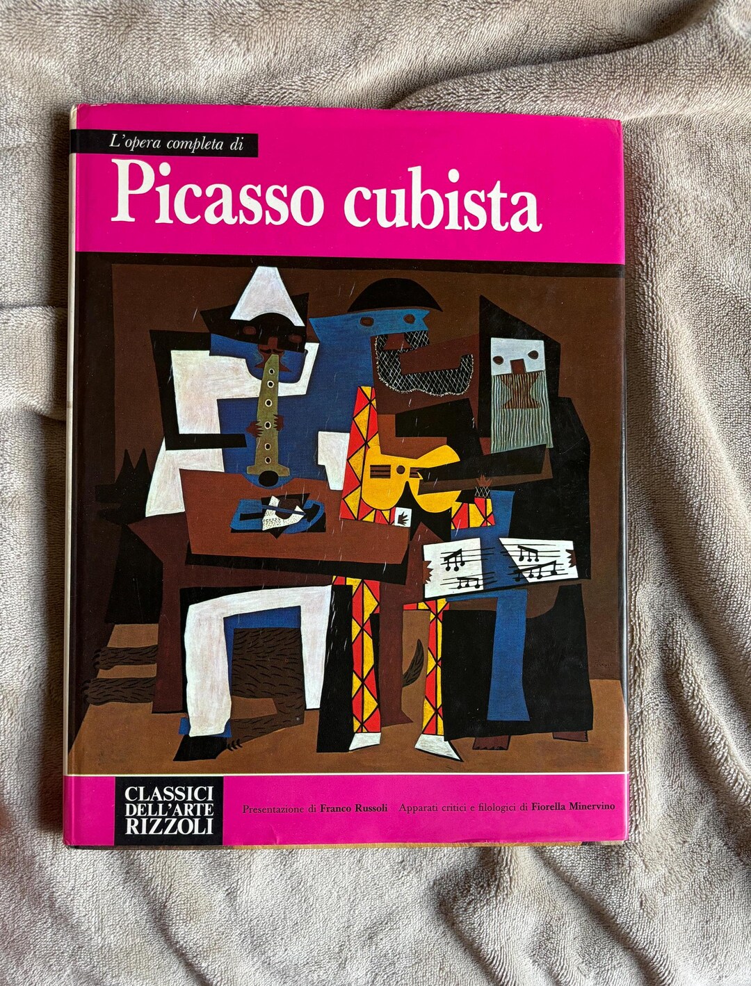 Vintage Art Book Picasso by Rizzoli 1972 Picasso Cubista Italian ...