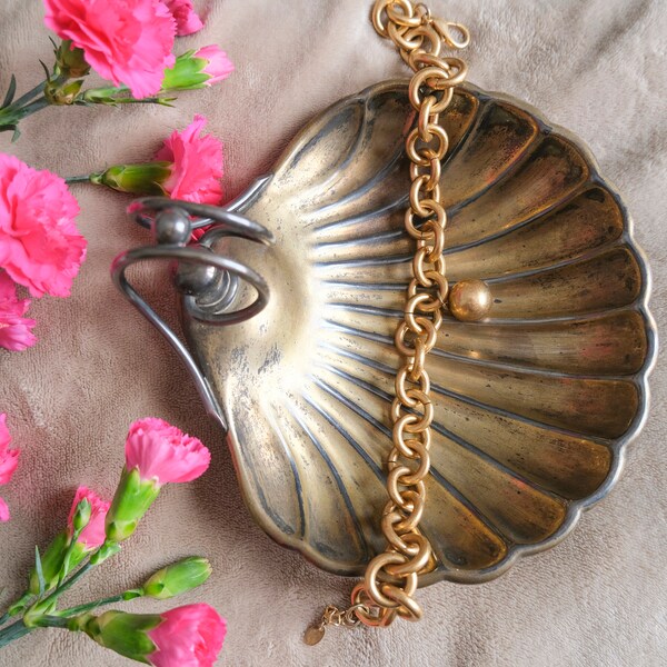 Brass Shell Dish - Etsy