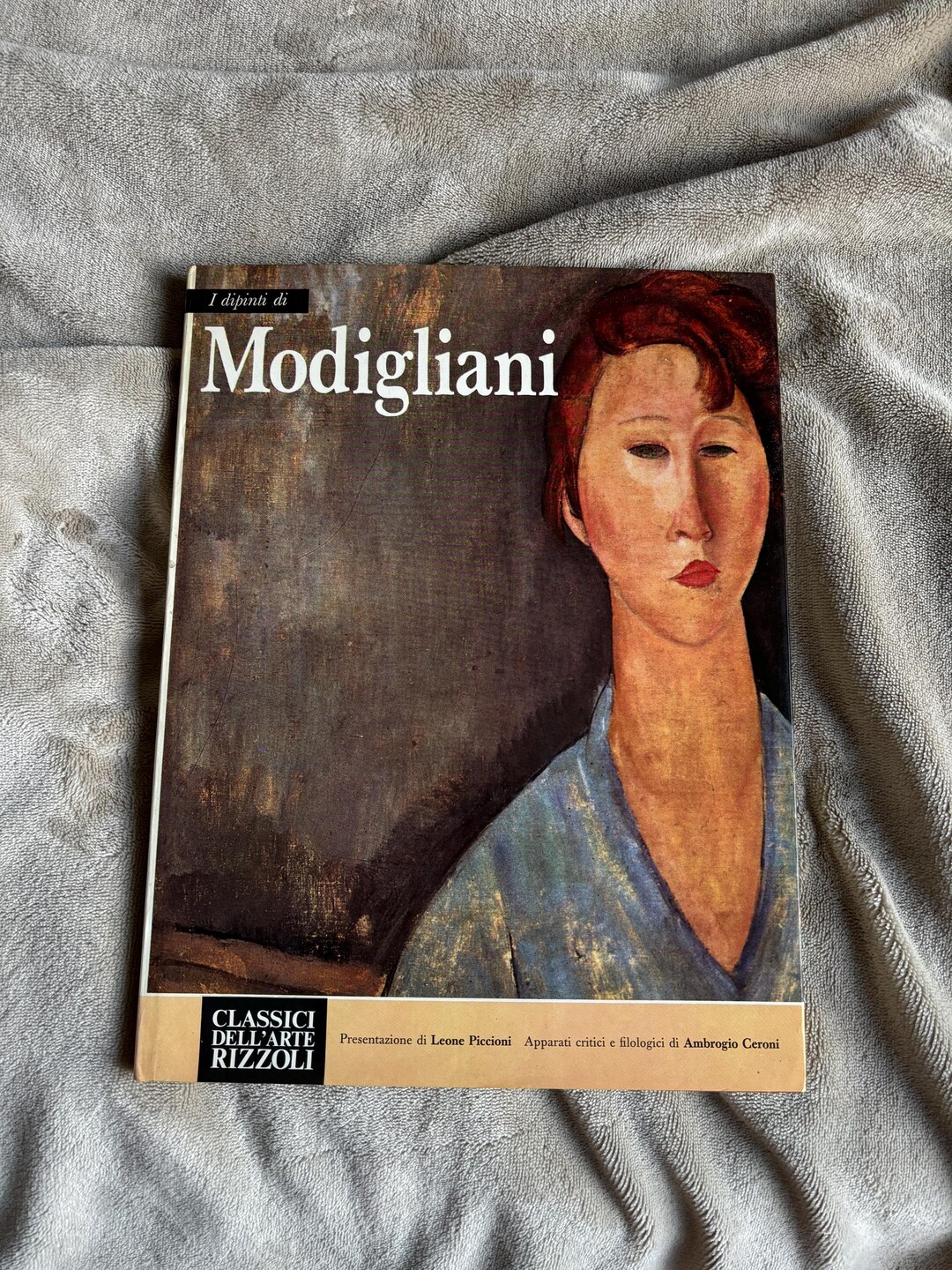 Vintage Art Book Modigliani by Rizzoli 1970 Italian Edition Coffee ...