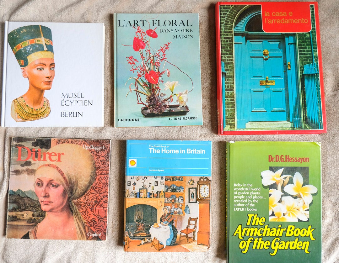 Vintage Large Coffee Table Book Artbook Interior Design Book Garden ...