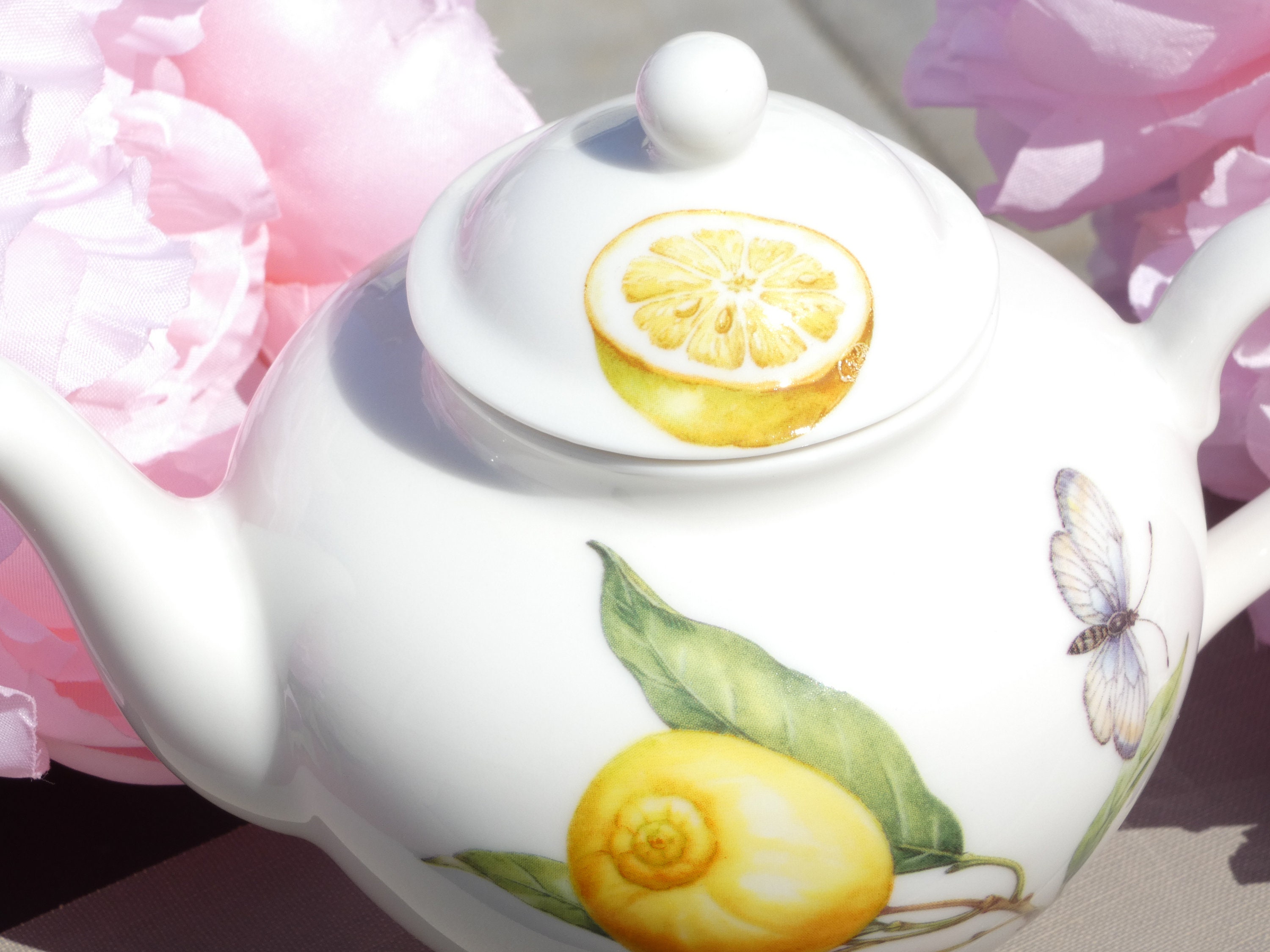 Nantucket Home Single Serve Porcelain Teapot - Etsy