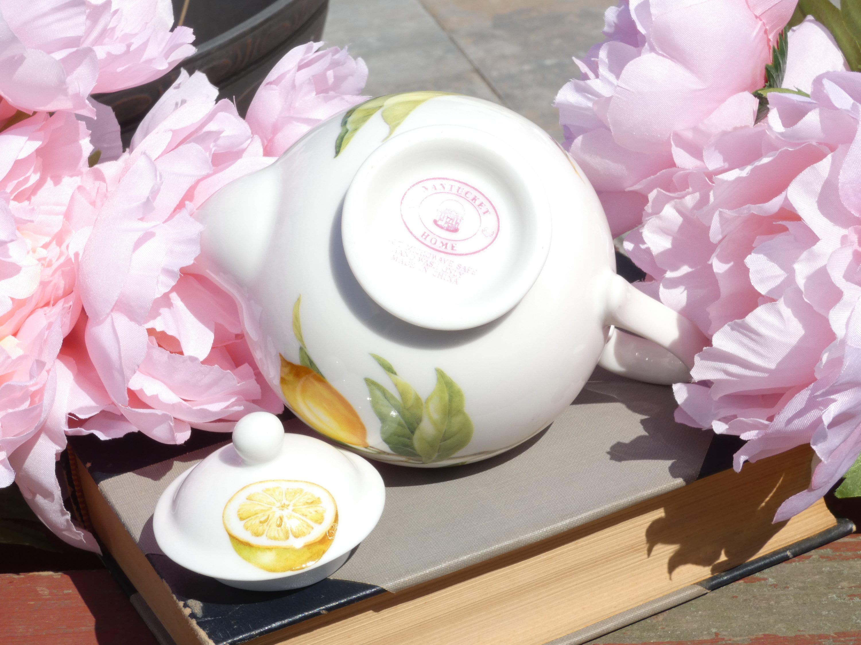 Nantucket Home Single Serve Porcelain Teapot - Etsy