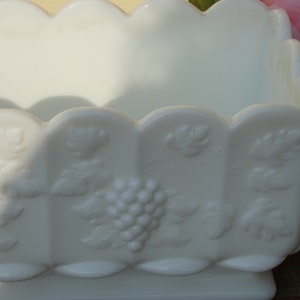 Planter Milk Glass Vintage Westmoreland Harvest Grape - Etsy
