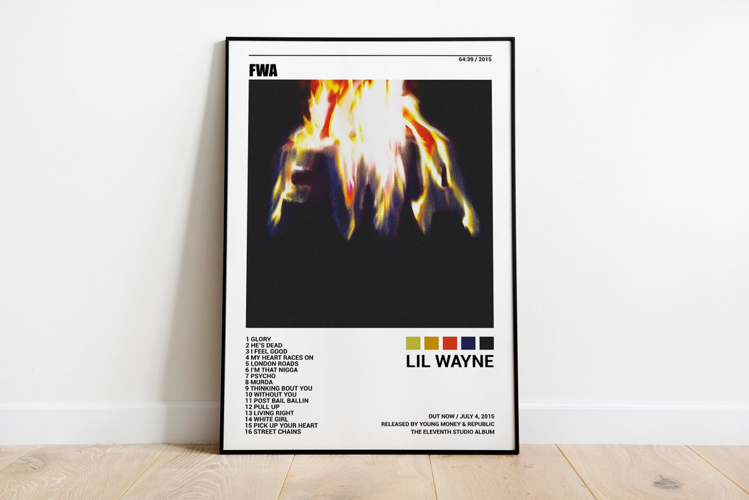 Lil Wayne Posters FWA Poster Album Cover Poster Poster - Etsy