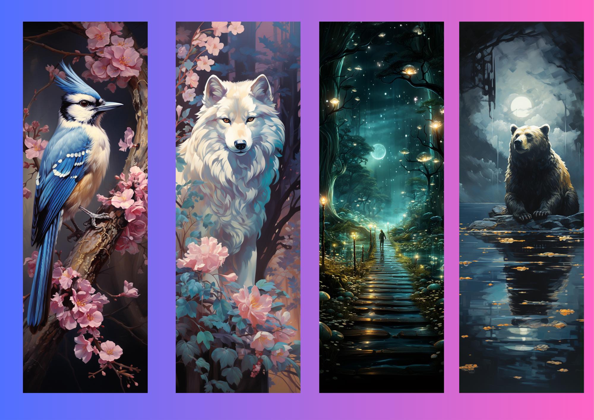 2300+ Bookmark Mega Bundle , Premium Bookmark PNG Designs , Floral, Cat ...