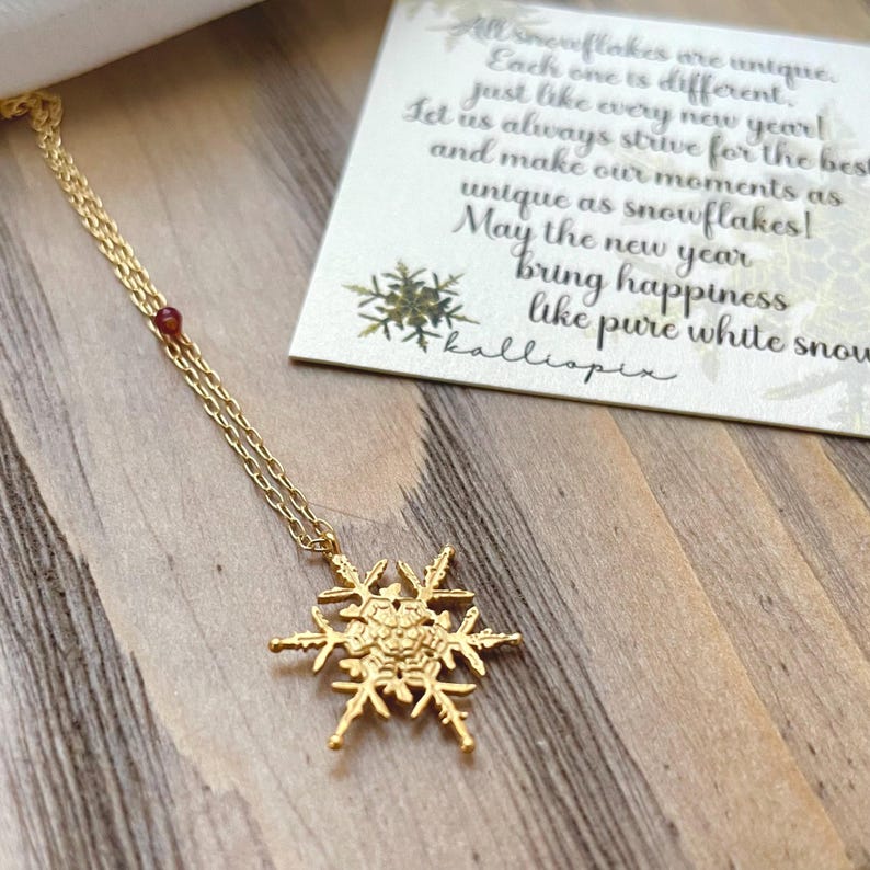 Lucky Charm Necklace 2026 – Snowflakes - Etsy