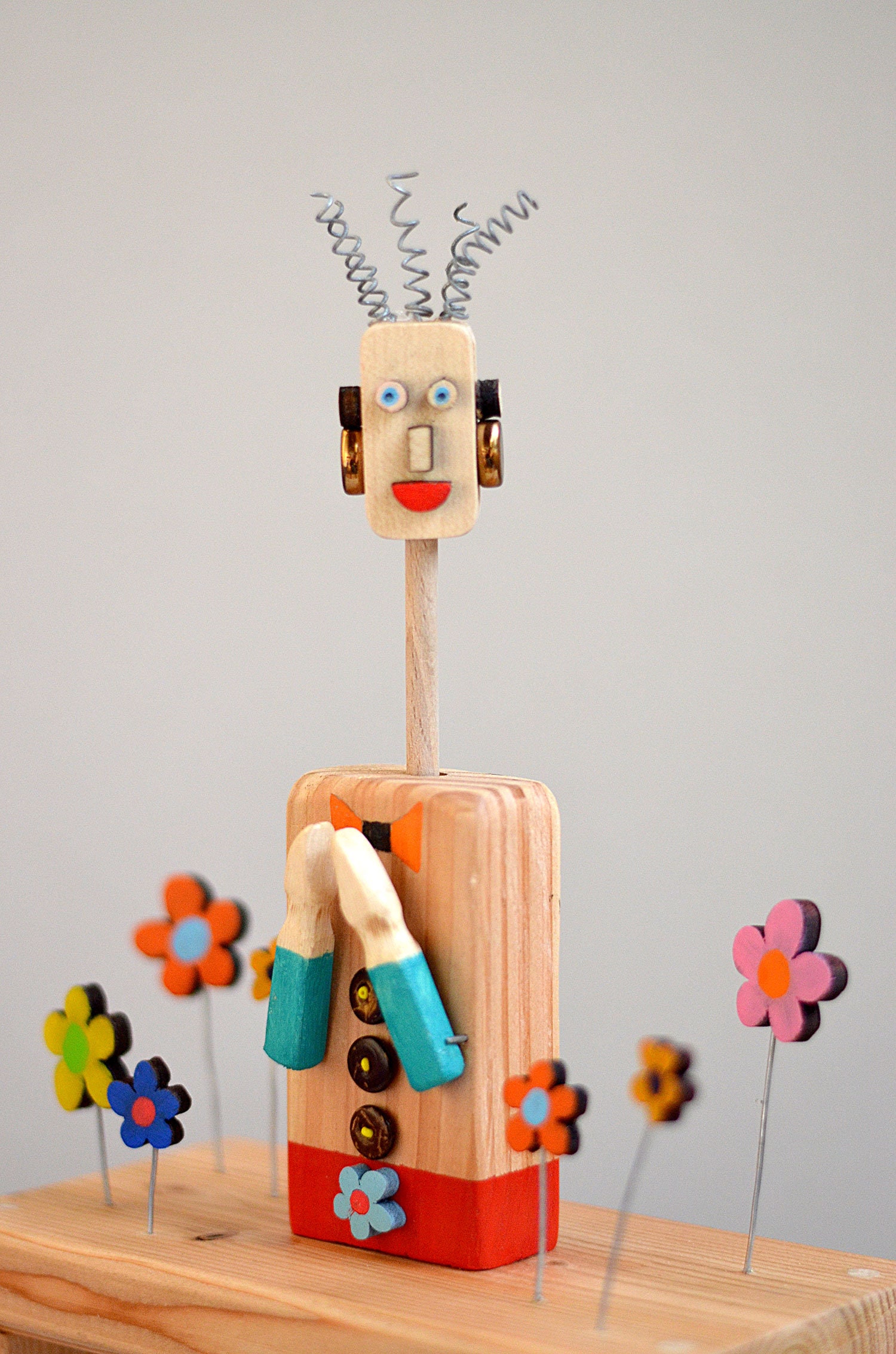 Automaton in the Flowers - Etsy UK