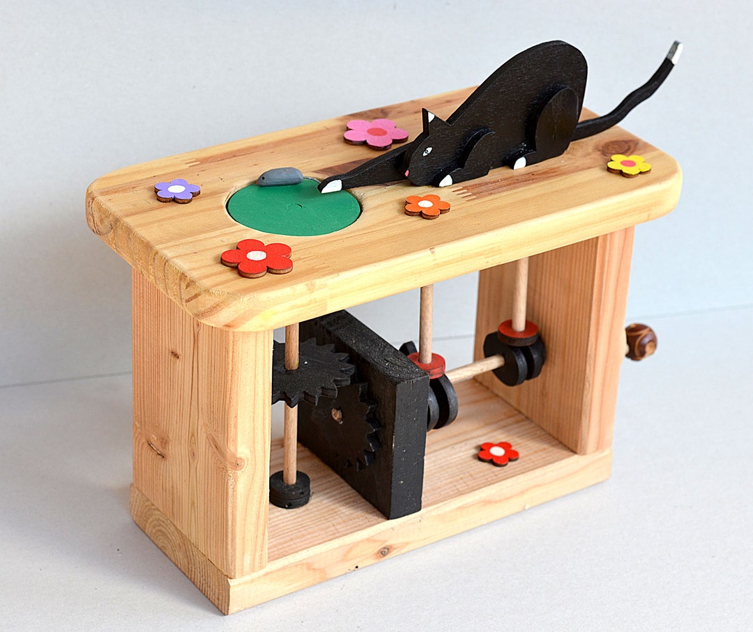 Cat and Mouse Automaton - Etsy