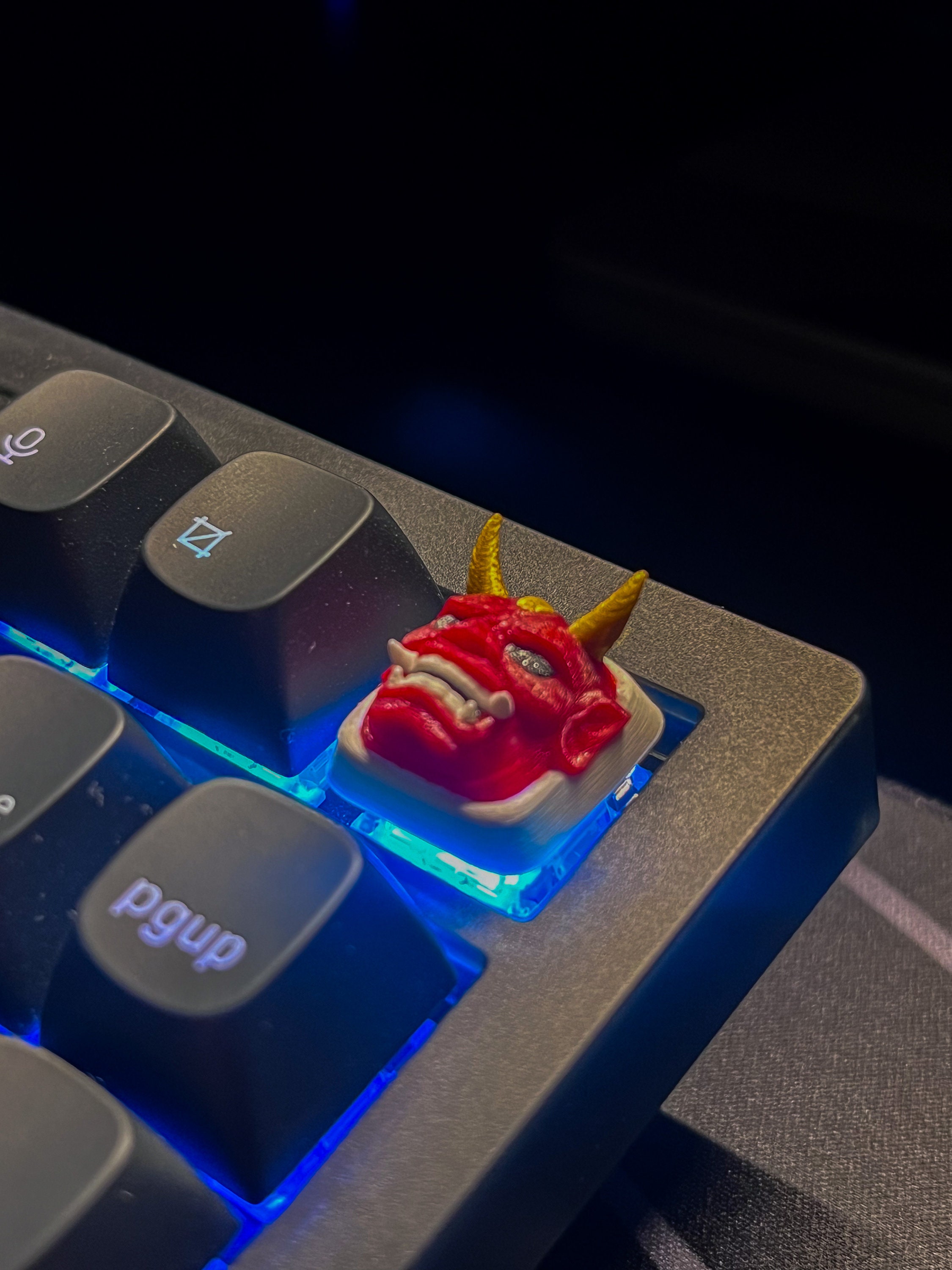 Oni Mask Artisan Keycaps - Etsy UK