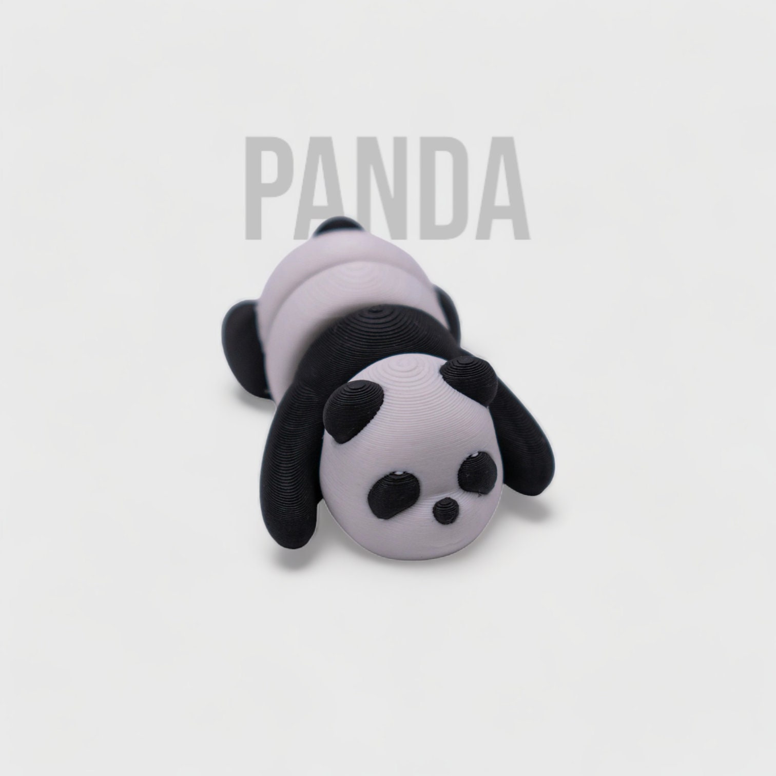 Panda 3d Printed Articulated Panda Cute Little Animal - Etsy