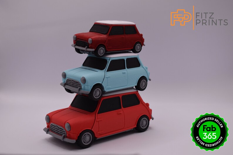 Classic Mini Customised Car 3d Printed Vintage Car - Etsy