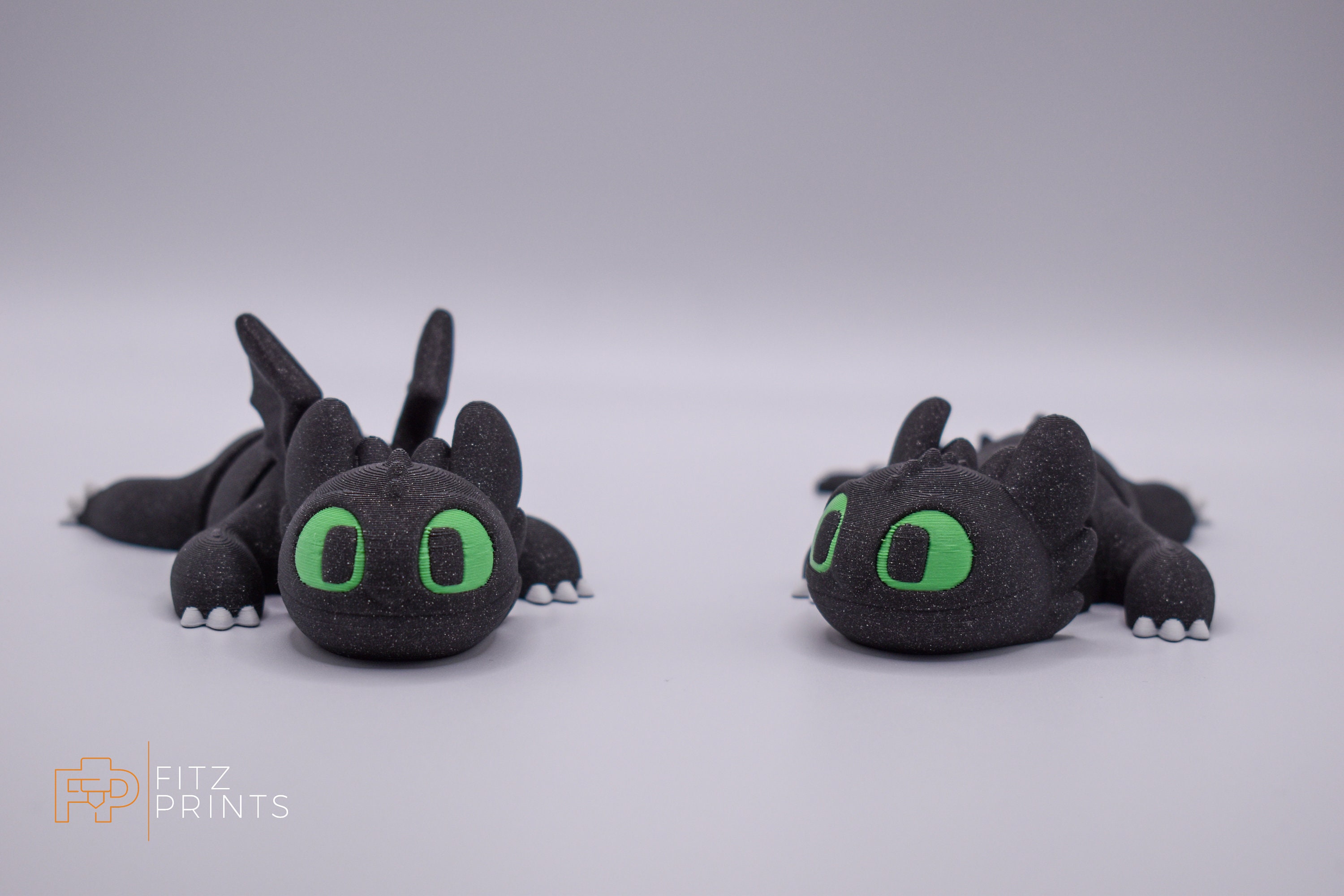 Toothless HTTYD 3d Printed Flexible Figure - Etsy UK