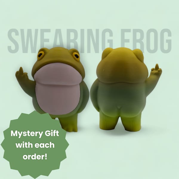 Middle Finger Frog - Etsy