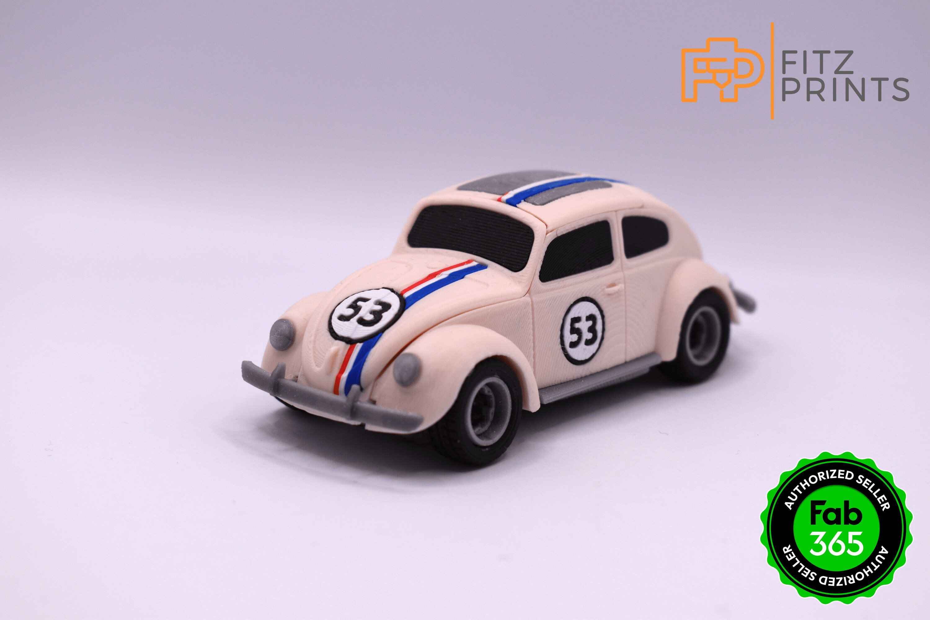 Herbie the Love Bug 3D Printed VW Beetle Collectible Disney Car - Etsy UK