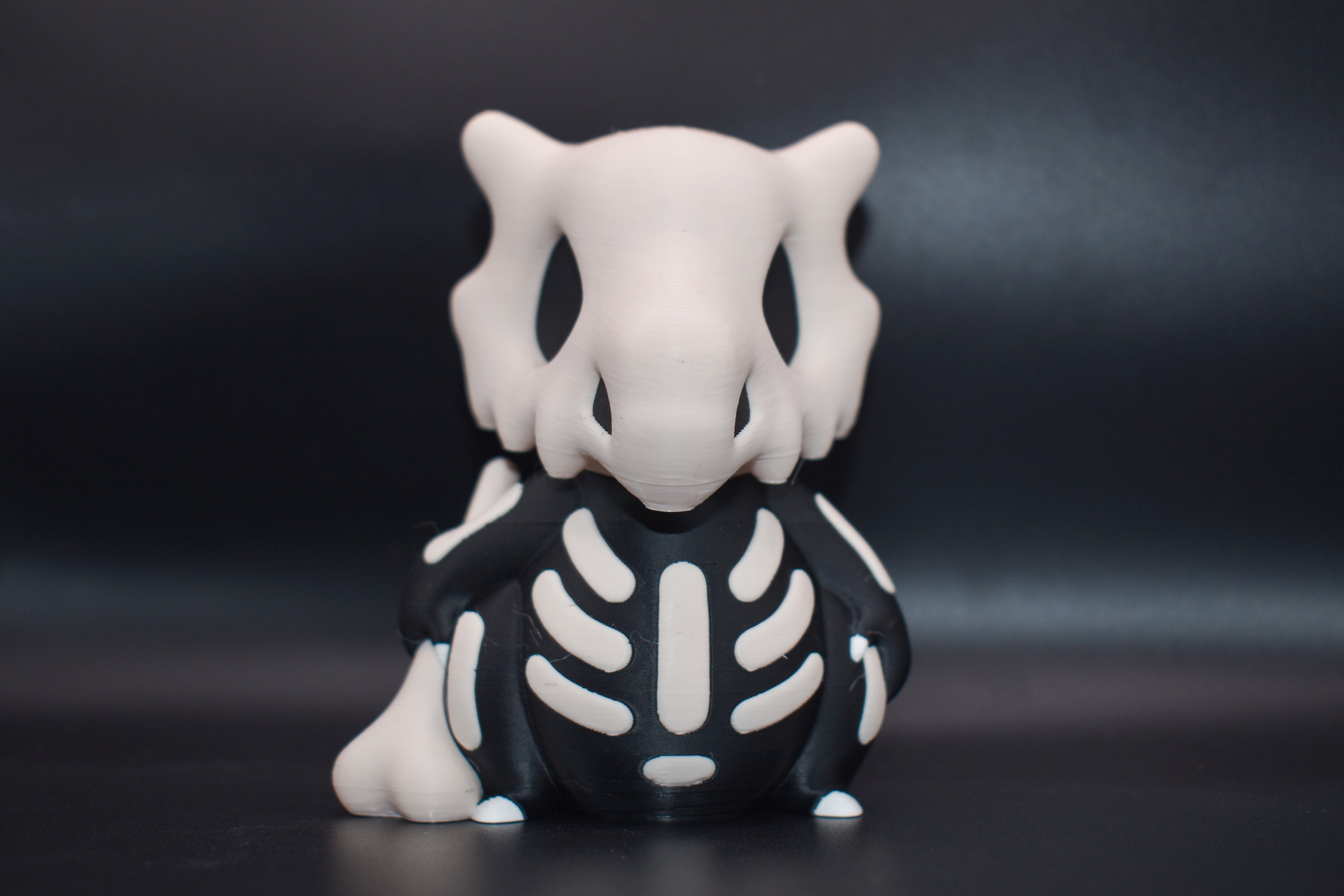 Cubone Skeleton Figurine - Etsy